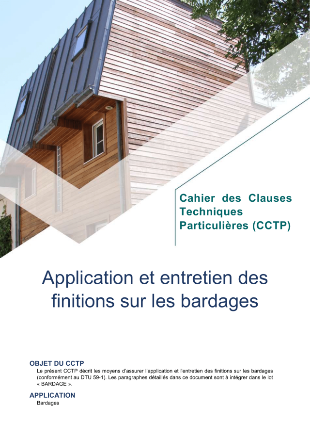 Bardage – CTB Finition bois